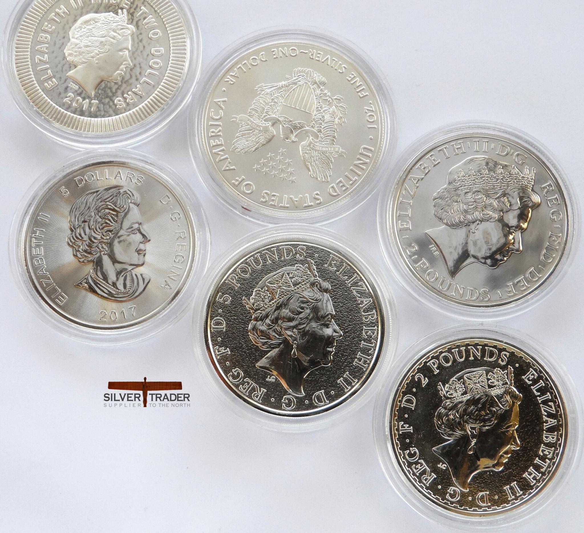 Second Grade Silver Bullion Coins