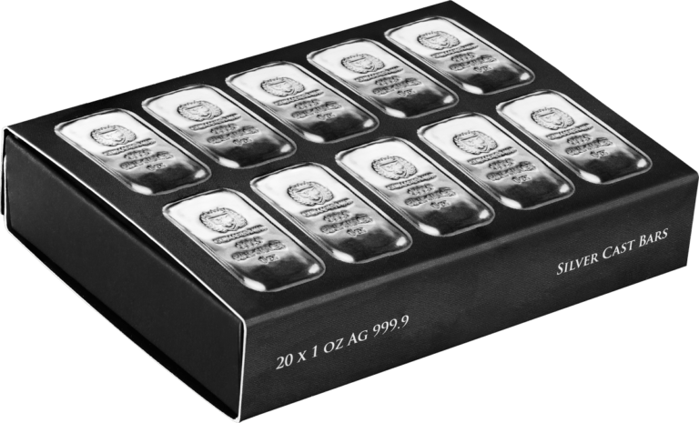 2025 Germania Mint 1oz Silver Bullion Cast Bar