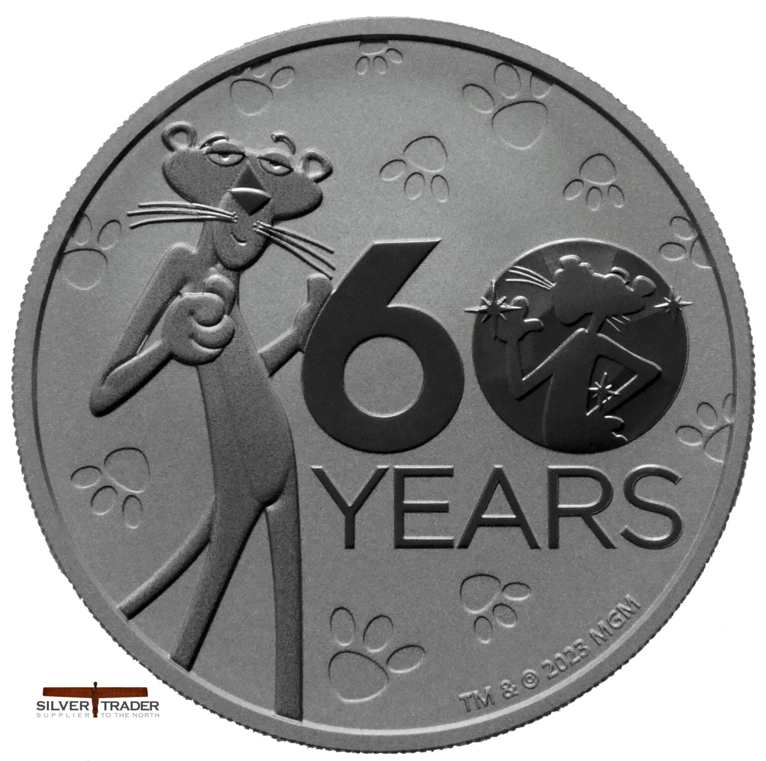 2024 Pink Panther 60th Anniversary 1oz Silver Bullion Coin