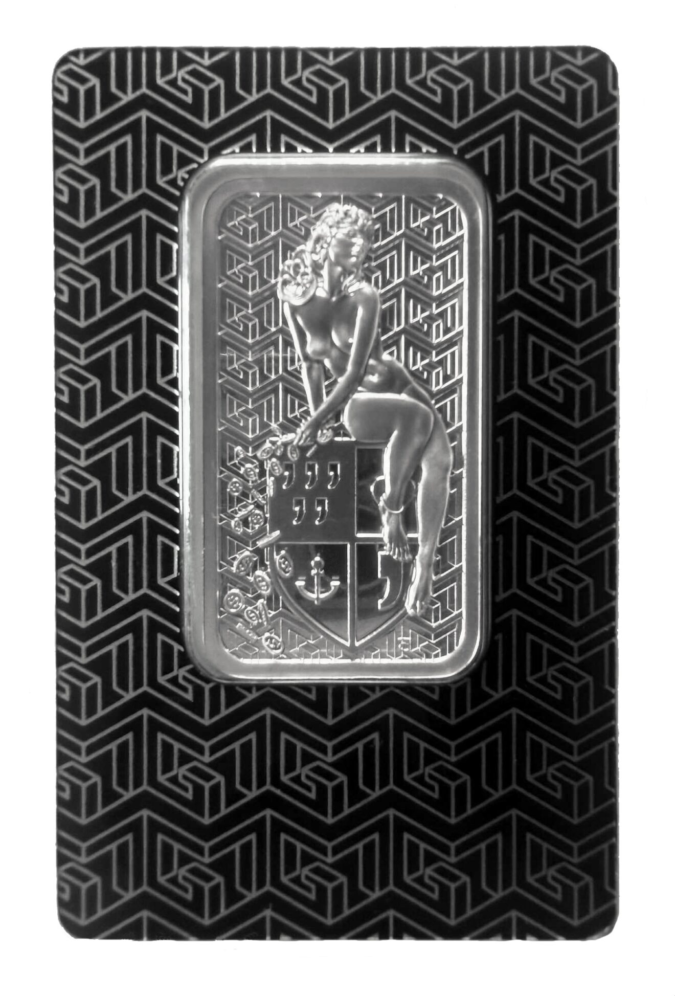 2025 Fors Fortuna 1oz Proof Like Carded Version Silver Bullion Bar